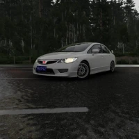 HONDA CIVIC 8 FD2 (9000 rpm gauge) 1 - BeamNG.drive