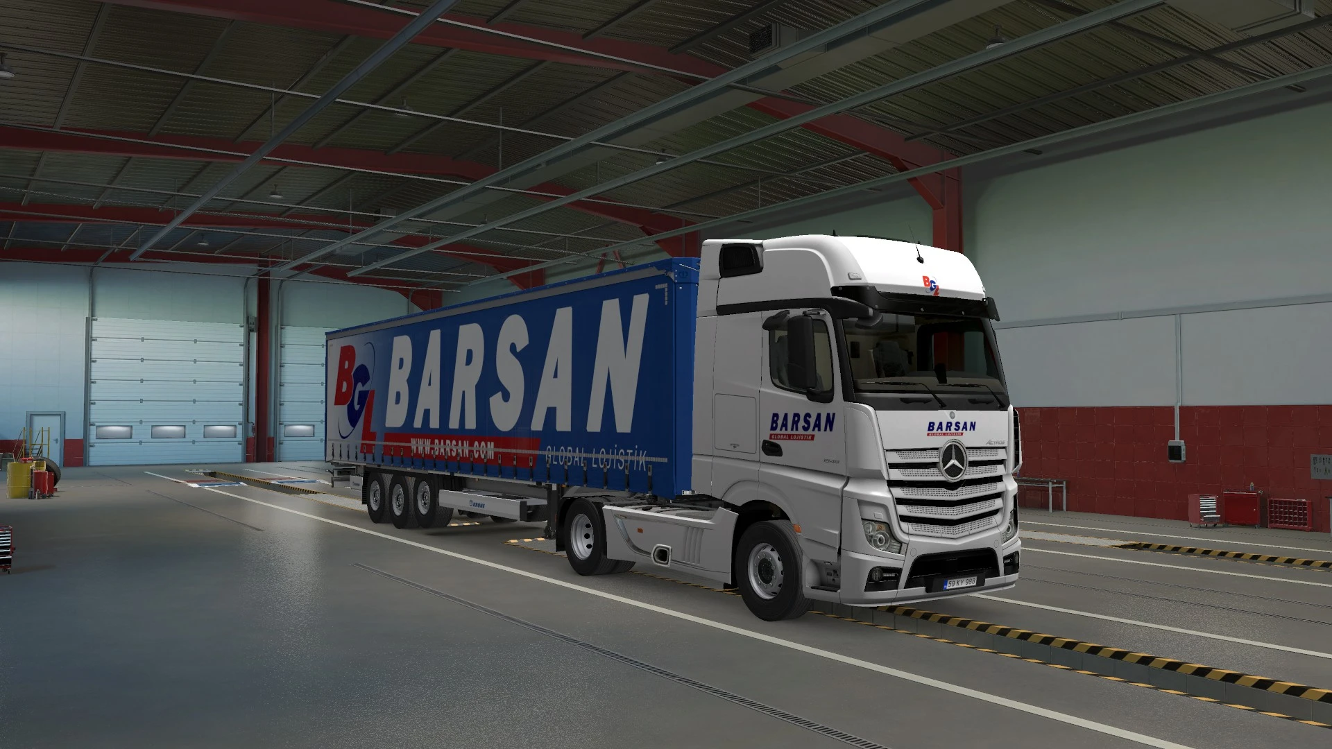 Barsan Logistics Mrecedes mp4 1.49.x - ETS 2