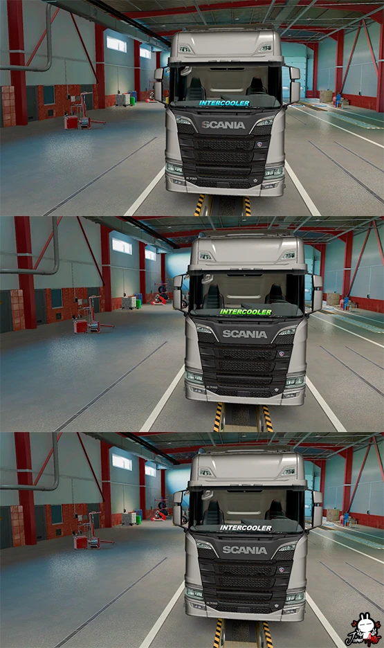 SCANIA S R INTERCOOLER WINDCREEN DECALS 1.0 - ETS 2
