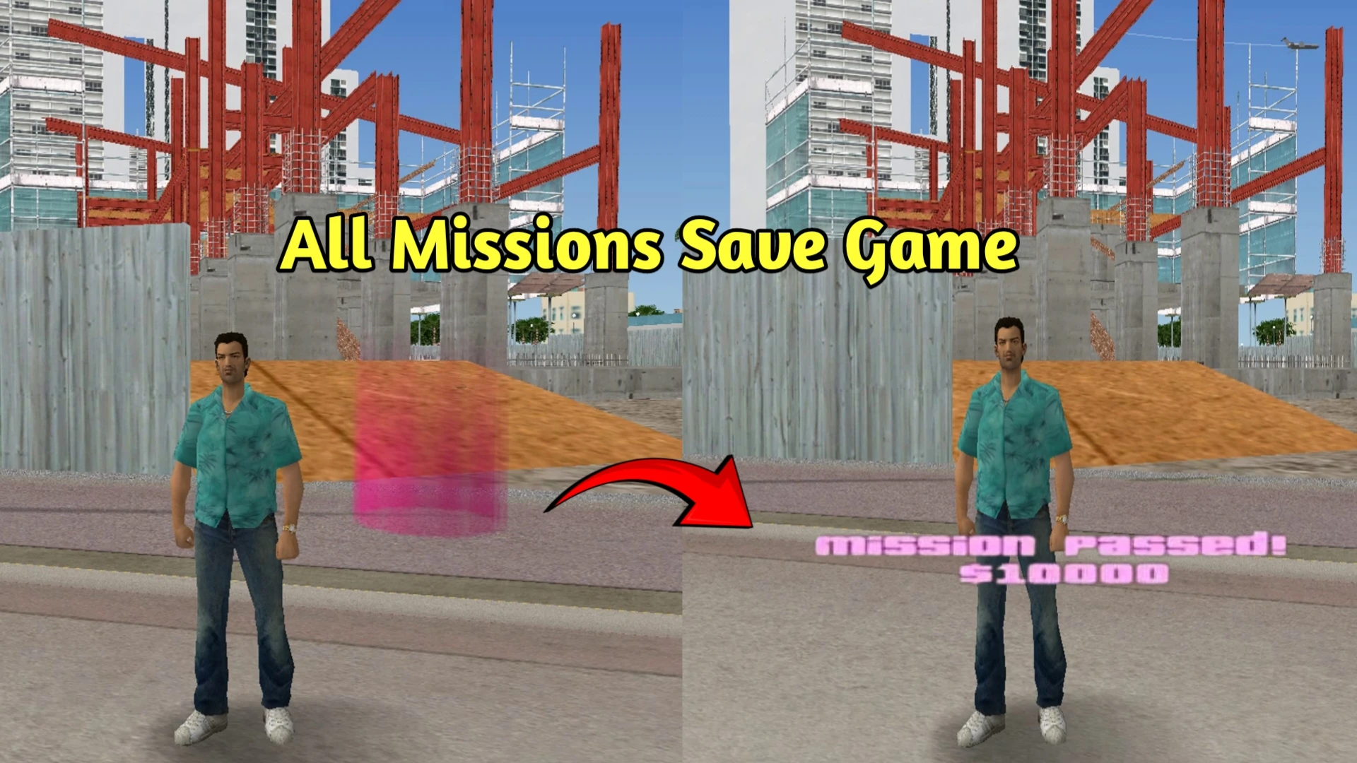 All Missions Save Game 1 - GTA: Vice City