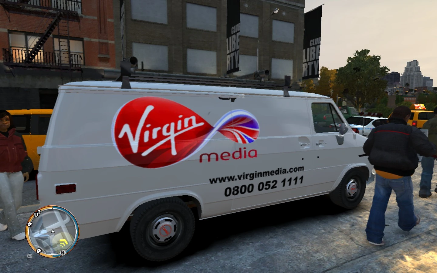 Virgin Media Burrito Van & GMC VENDURA - GTA 4