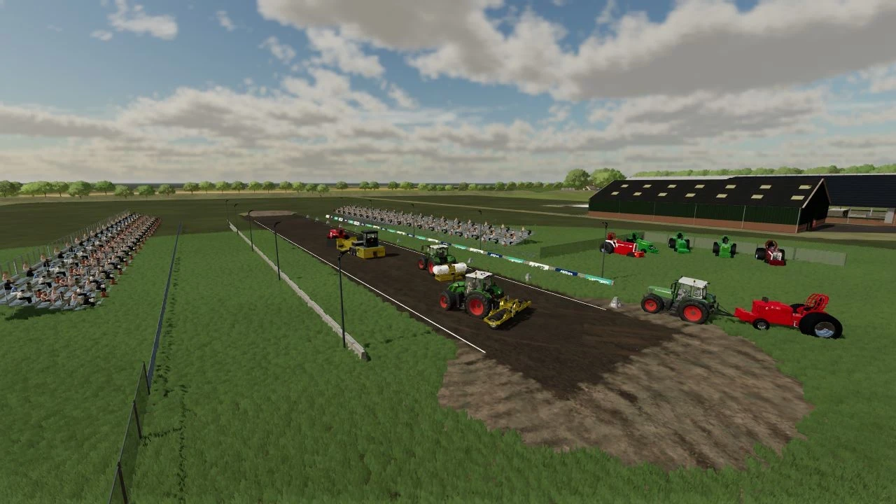 Placeable Pulling Track v 1.0 - FS 22