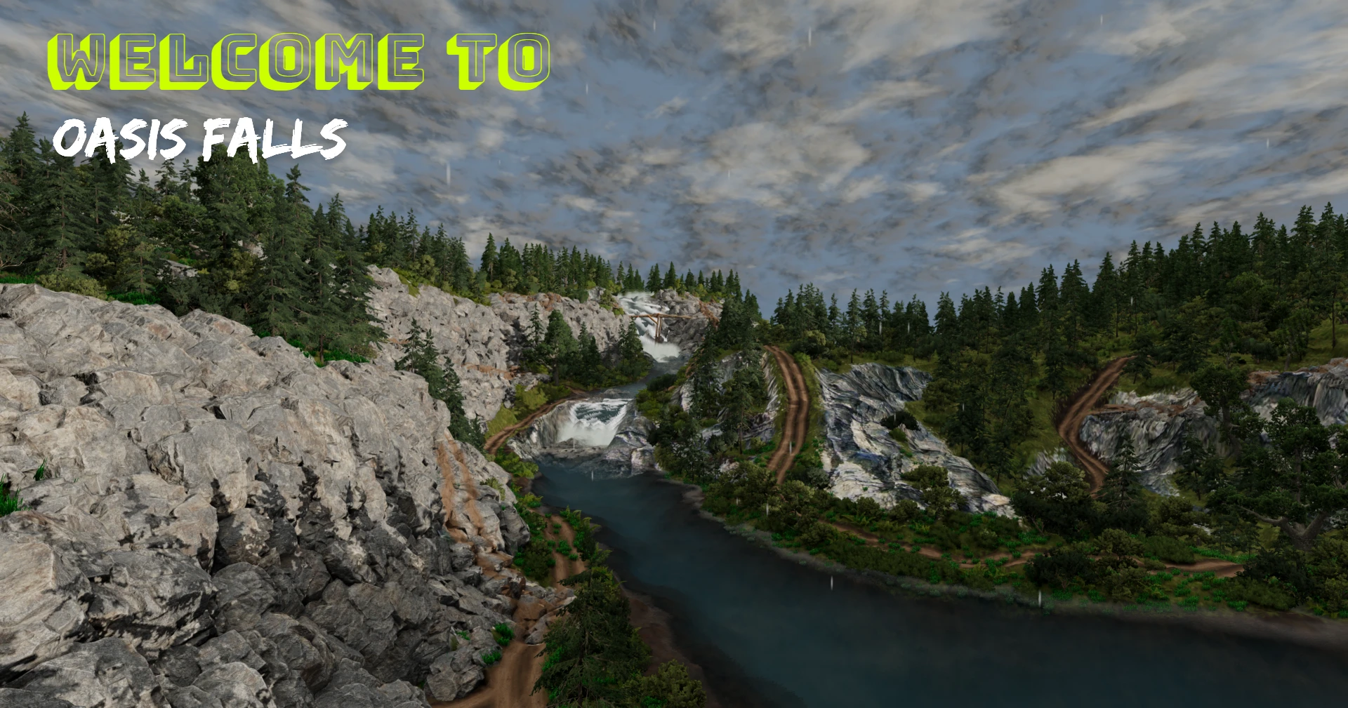 Welcome To Oasis Falls V1 - BeamNG.drive