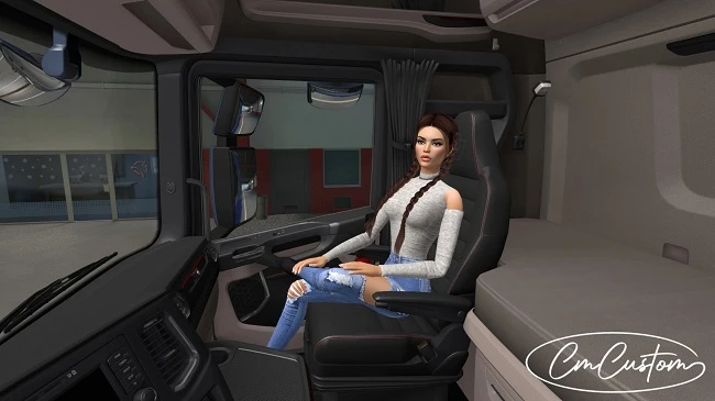 Girls Passenger for Trucks v1.4.5 - ETS 2