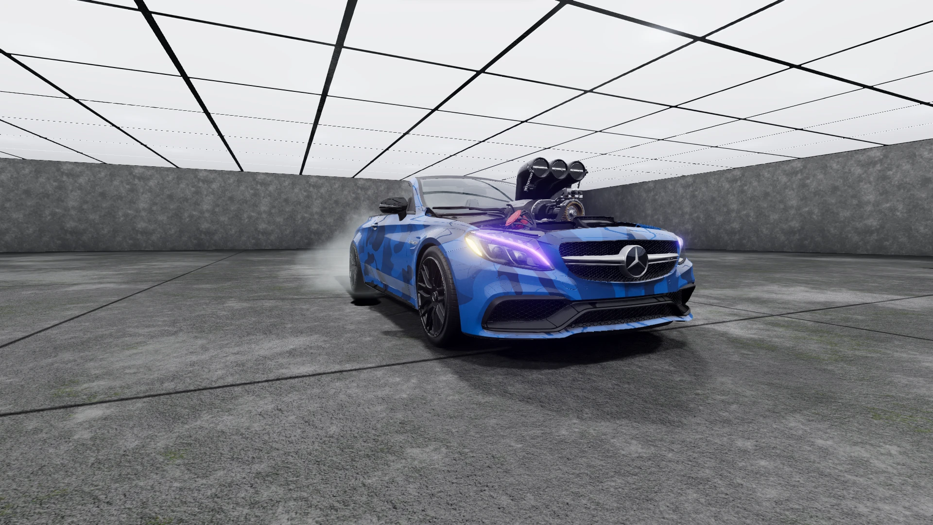 Mercedes c63 Engine Swap Alpha - BeamNG.drive