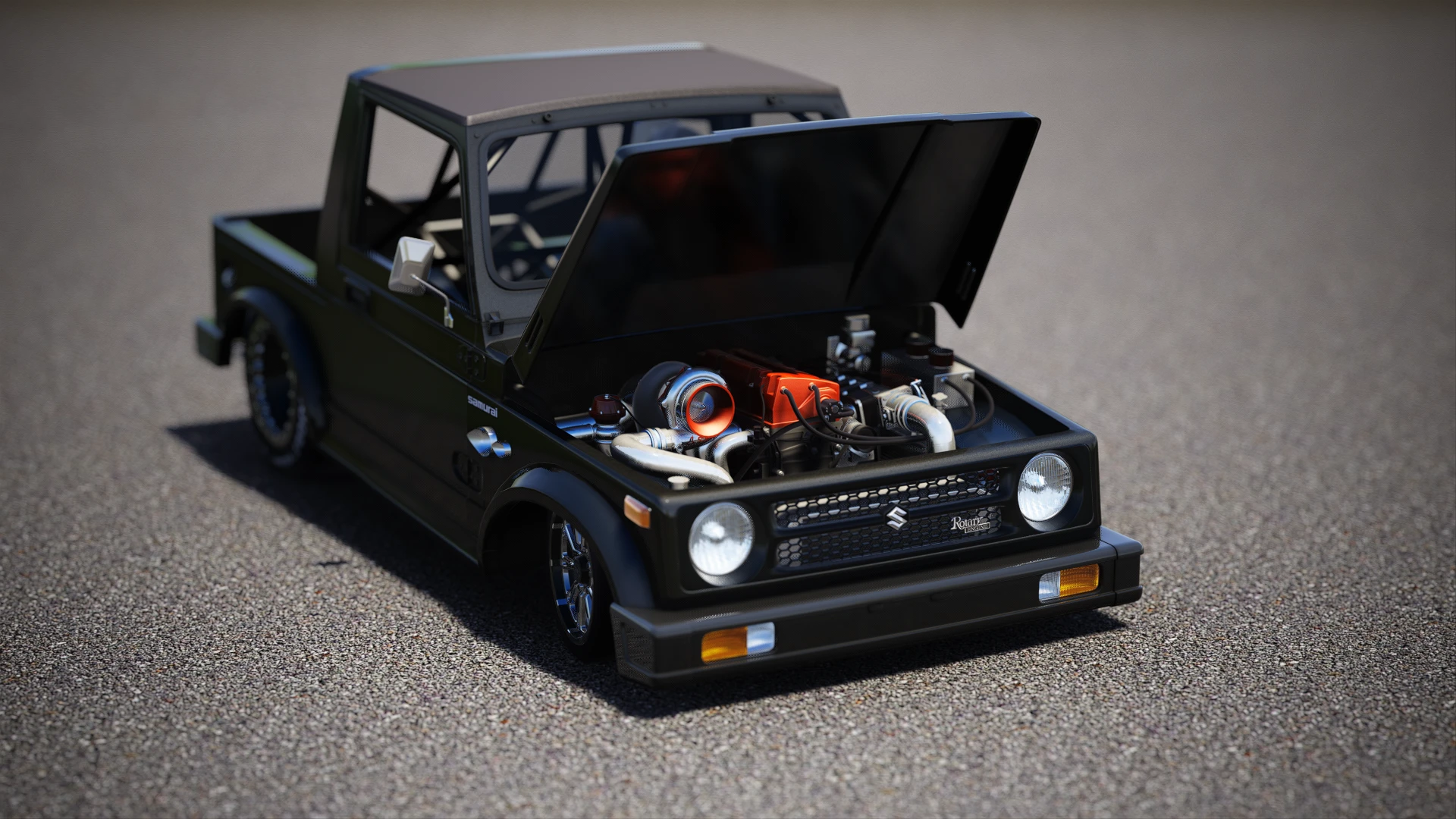 Suzuki Samurai K Swap Drag 1 - Assetto Corsa