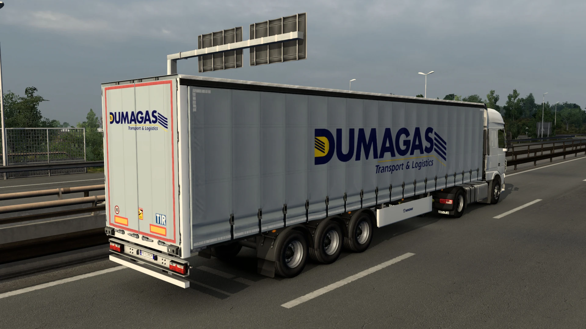 Dumagas trailer traffic skin 1.49 - ETS 2