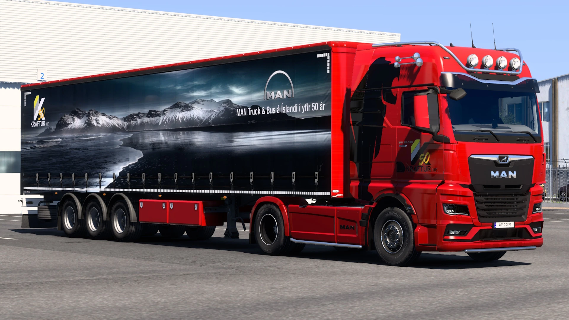 MAN Trucks 50 Years Iceland Combo Skin 1.0 - ETS 2