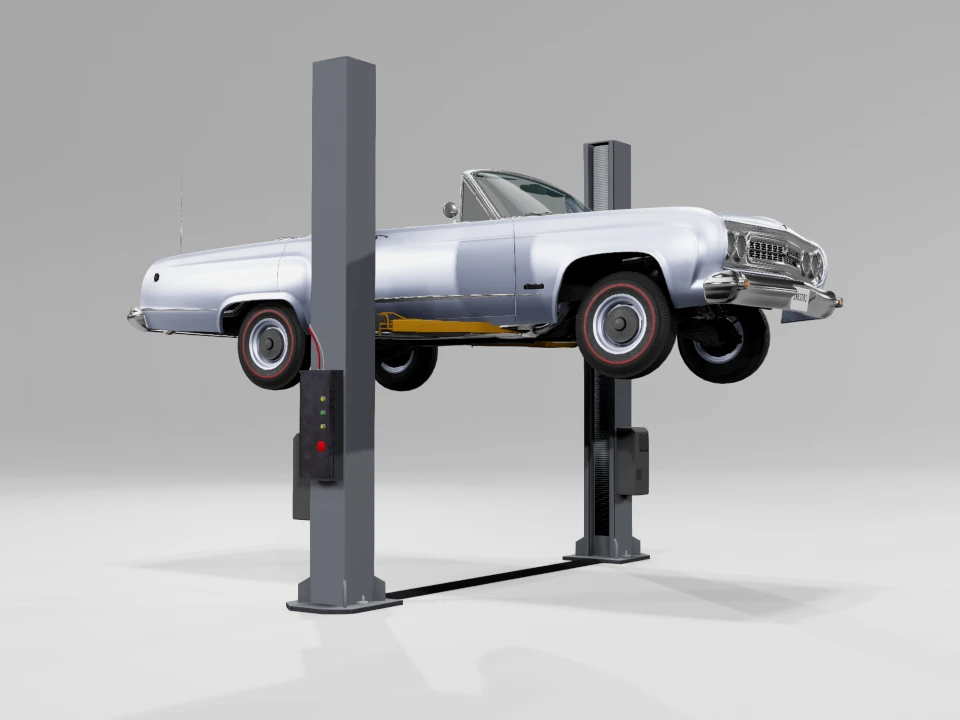 Mod Two-Post Lift Release For Beamng Drive 0.31.x - BeamNG.drive
