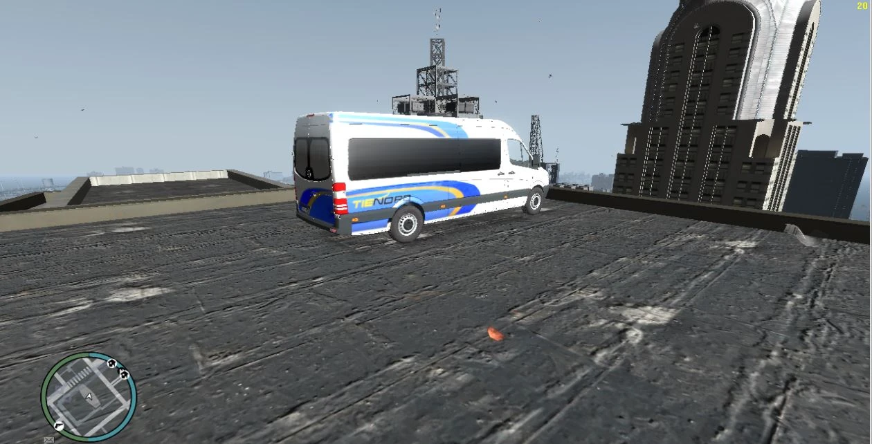 Mercedes Sprinter skin - GTA 4