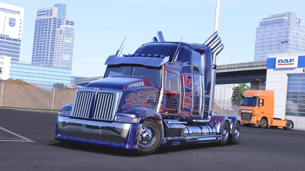 Western Star 5700 Optimus Prime TF4 1.54 - ETS 2