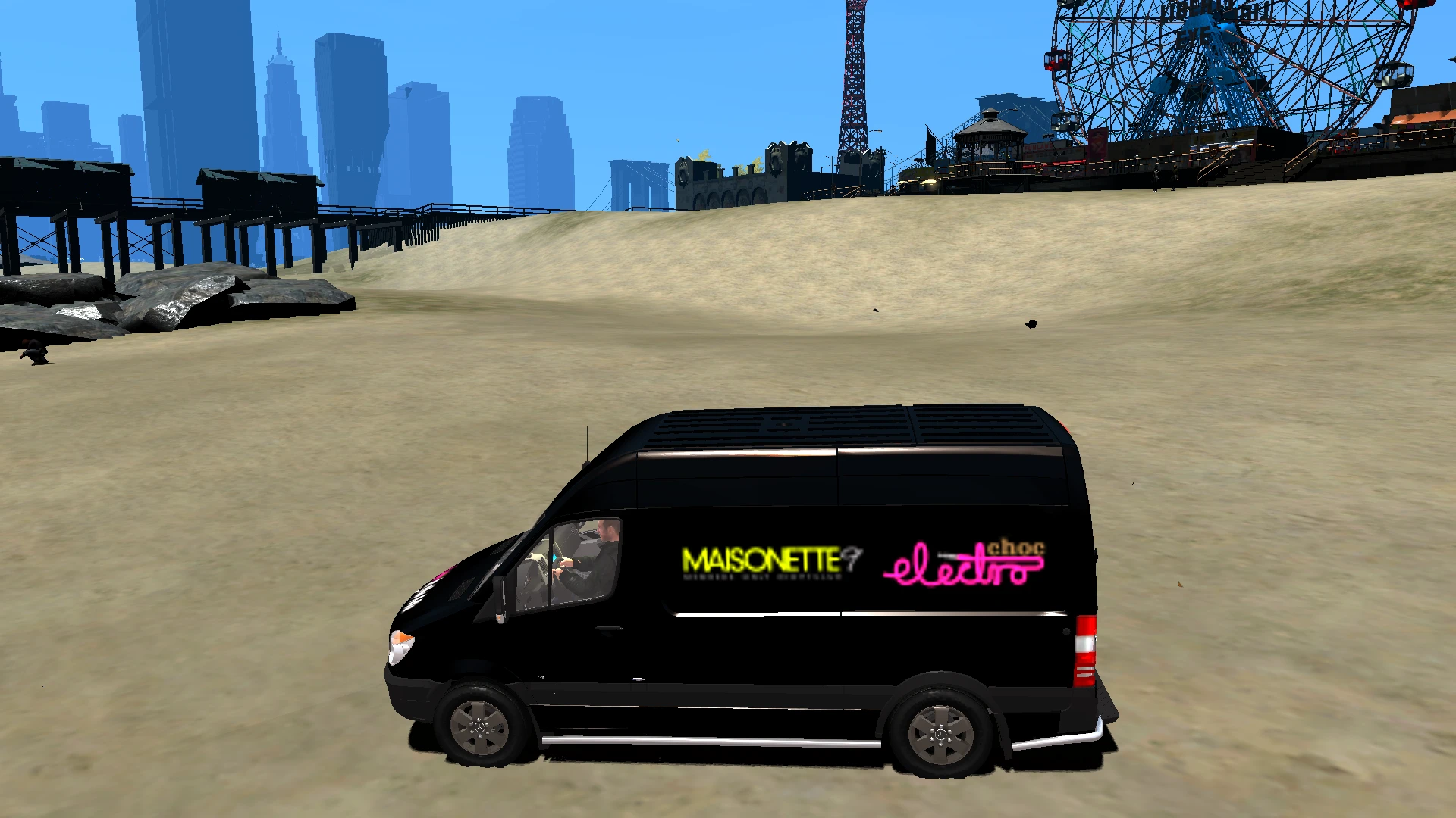 Skins for the Mercedes-Benz Sprinter - GTA 4