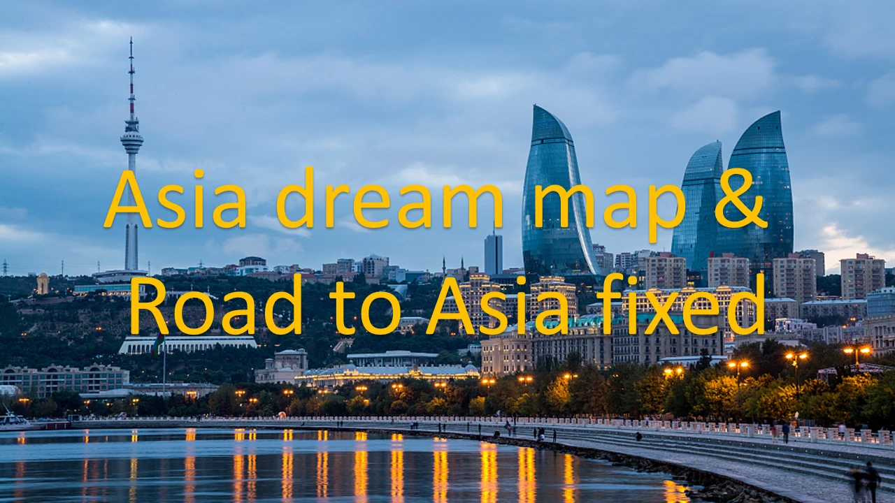 Asia dream map & Road to Asia fixed 0.1 - ETS 2