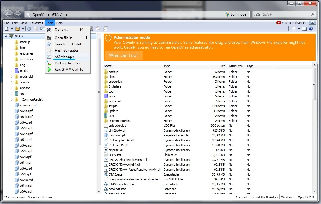 ASI Loader 1.0 - GTA 5