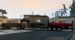 Download Goosneck Trailer w/ camper - BeamNG.drive - ModLand.net