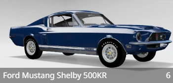1968 Ford Mustang Shelby GT500 1 - BeamNG.drive