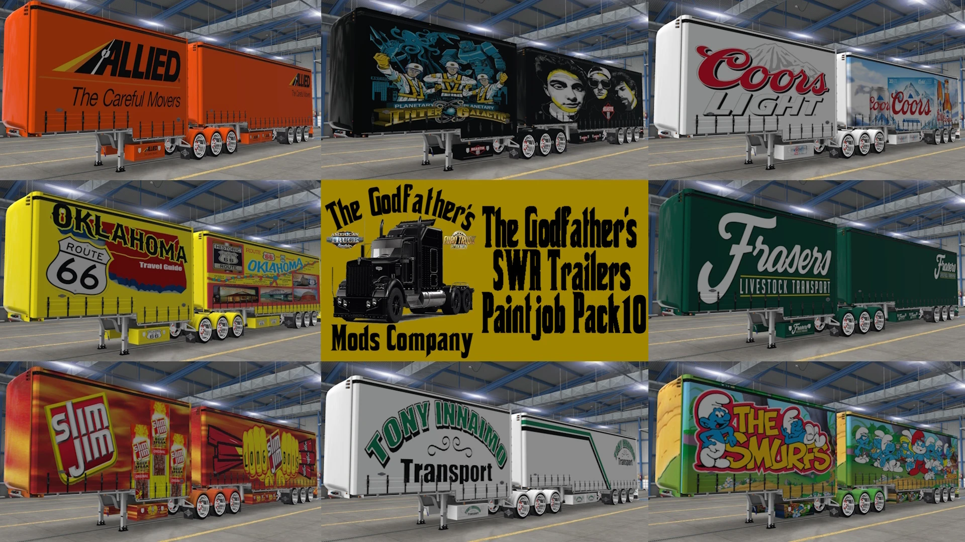 The Godfather's SWR Trailers Paintjob Pack 10 1.1 - ATS