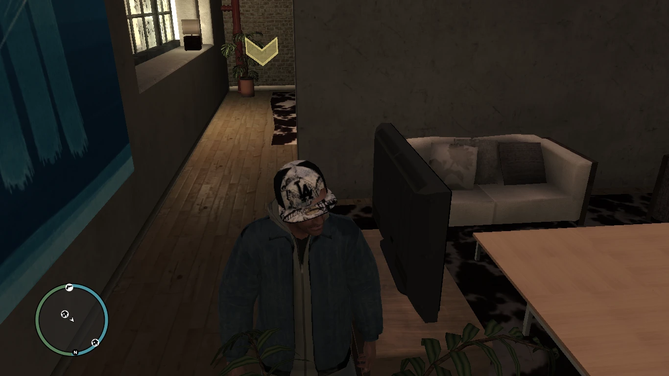 Tupac Denim Jacket For Niko - GTA 4