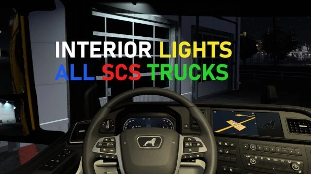Interior Lights All SCS Trucks 0.1 - ETS 2