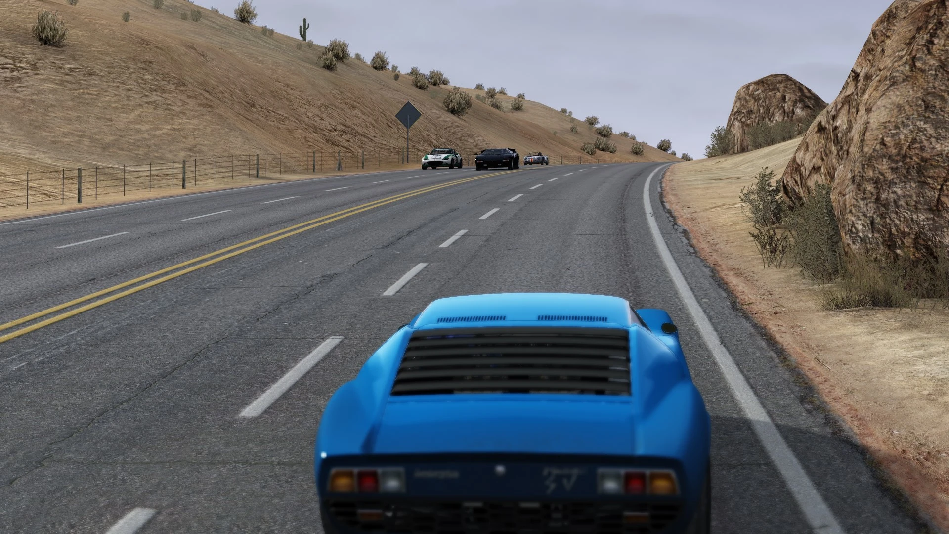 Black Cat County Free Roam with Traffic 1.1 - Assetto Corsa