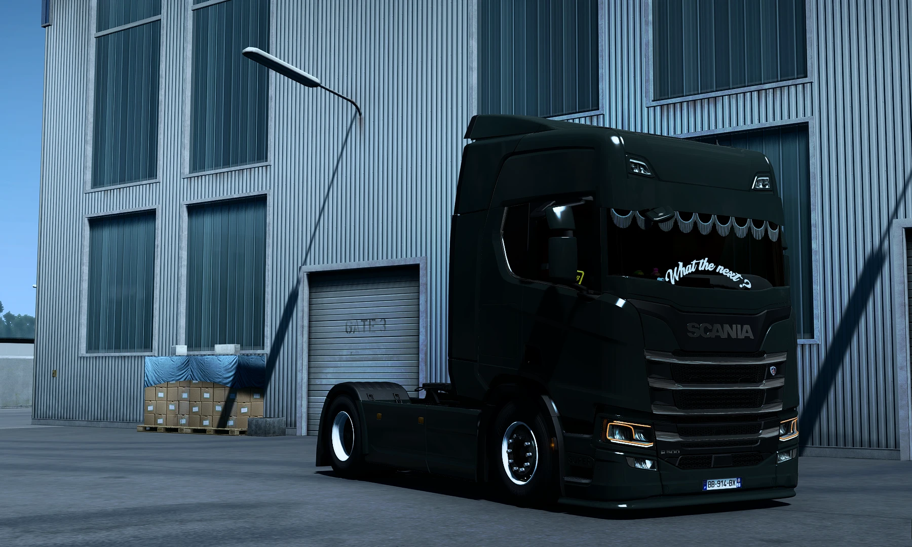 Scania S&R 2016 Window Sticker v1 - ETS 2
