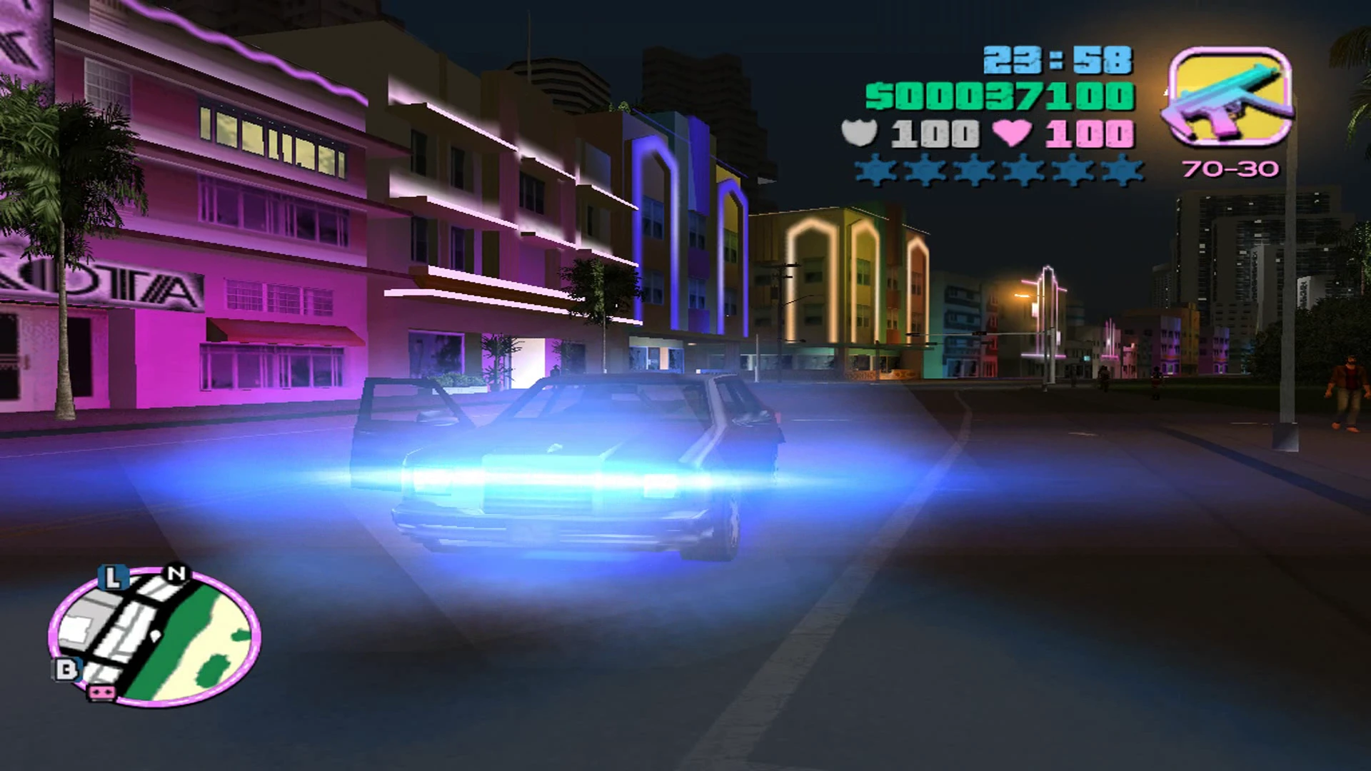 Neon Lights At Night 3 - GTA: Vice City