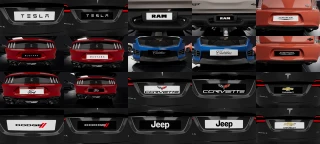 Real Manufacturers License Plates V1.1 - BeamNG.drive