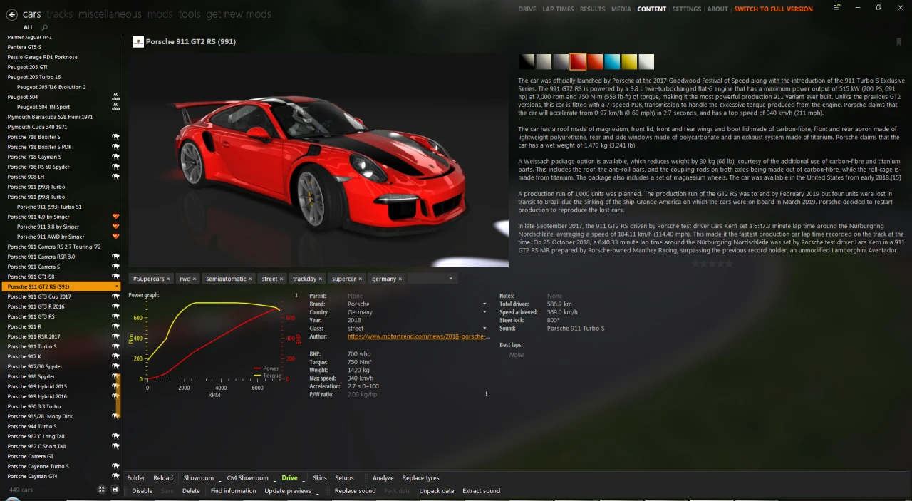 Assetto Corsa Porsche mods - ModLand.net