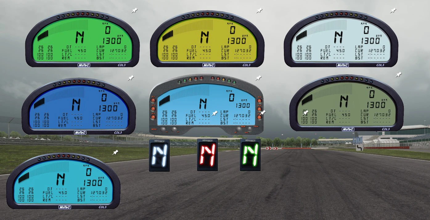 PDash - Motec design 1.6 - Assetto Corsa