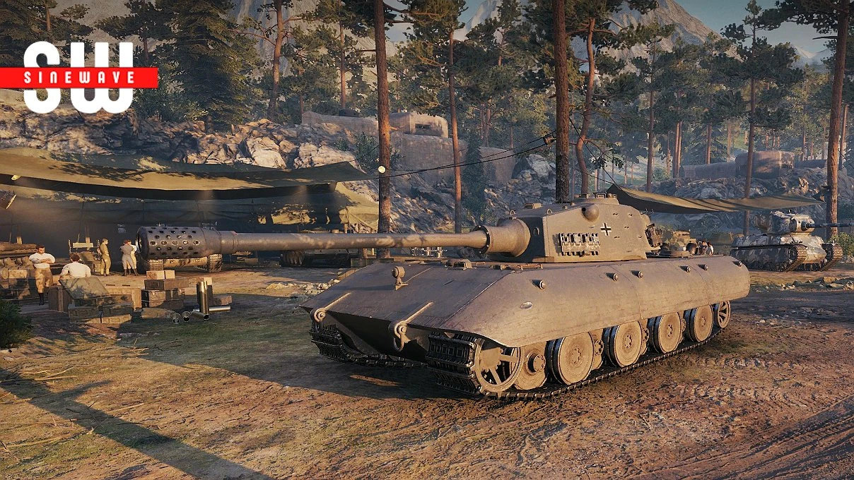E-75-100 Model Remix (E-100 Hull + E-75 Turrets & Guns) 1.1.0 - WoT