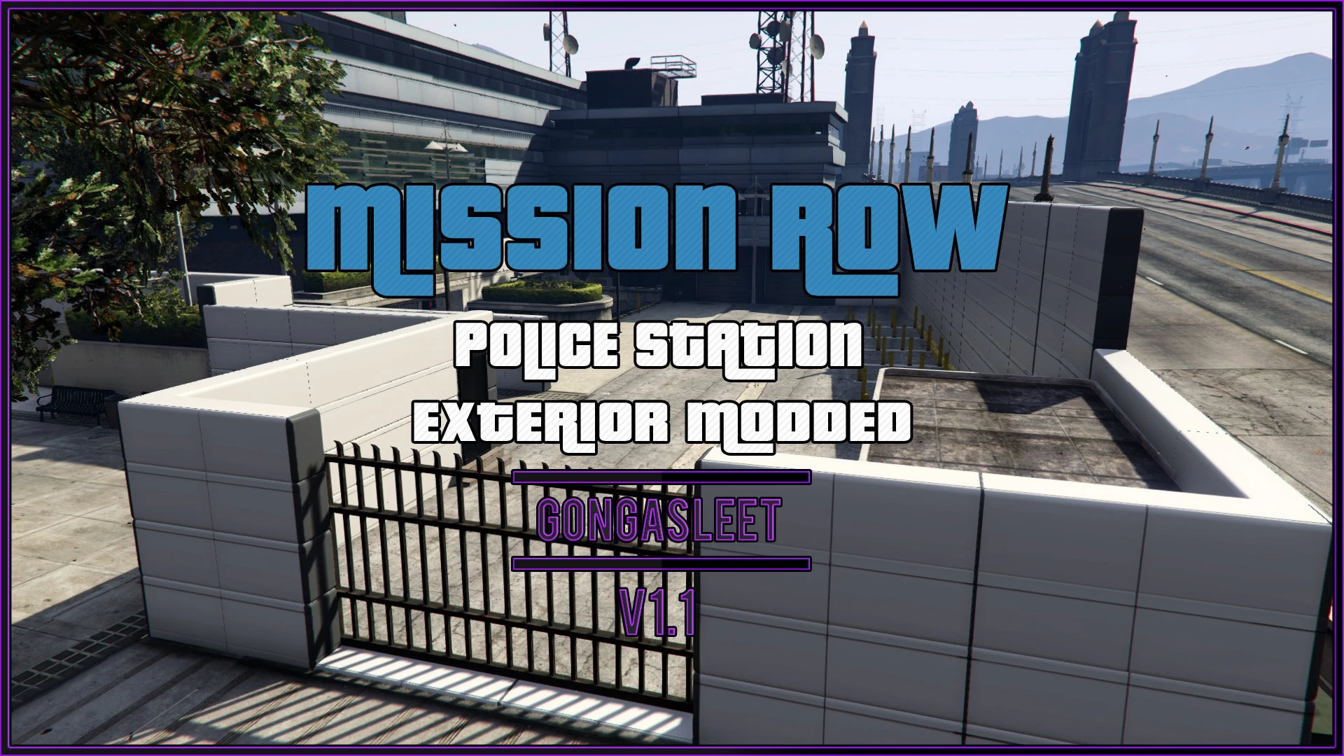 Police Station - Mission Row Exterior Modded v1.1 - GTA 5