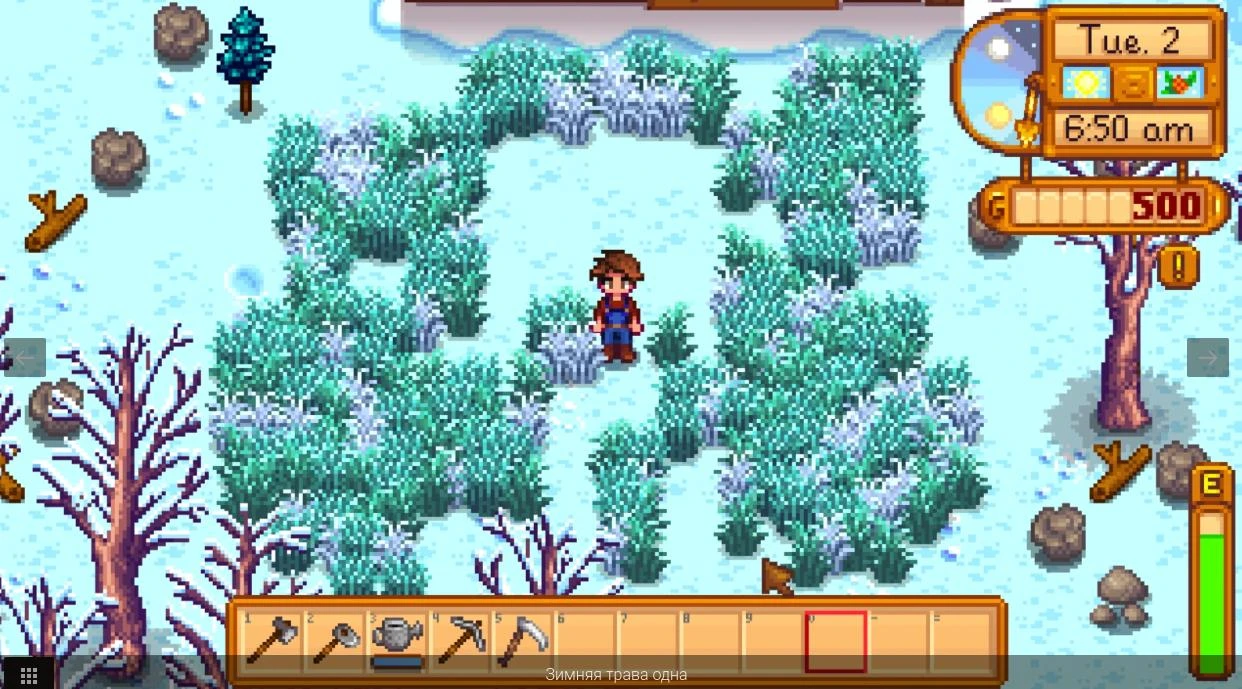 Winter Grass mod v2.0.3 - Stardew Valley