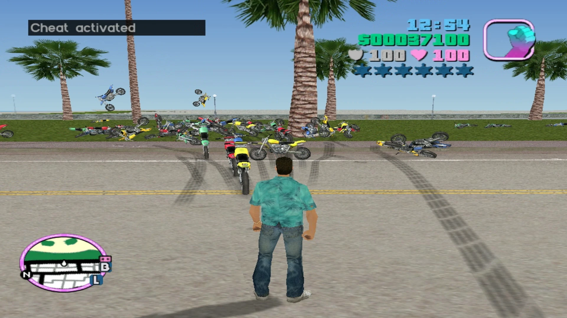 Sanchez Bike Throw 1 - GTA: Vice City