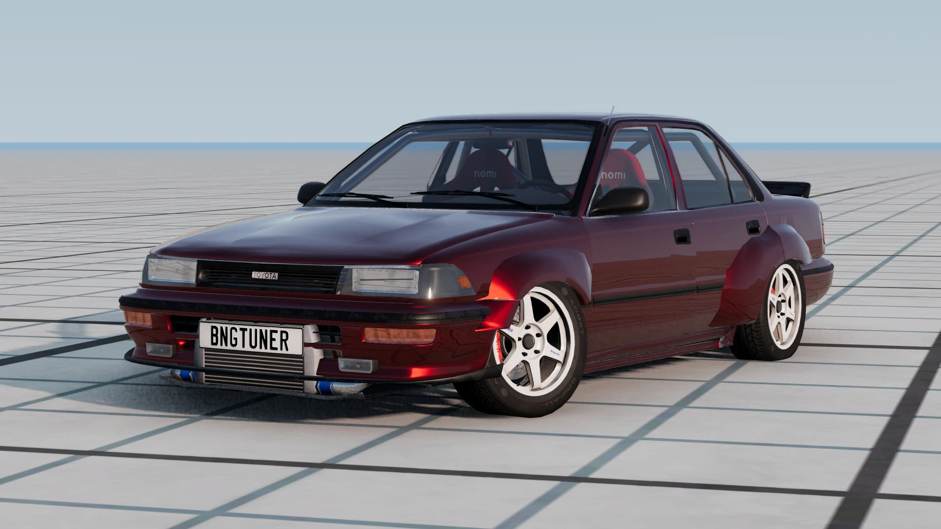 1988 Toyota Corolla AE92 BeamNGTuner Mod 1.3 - BeamNG.drive