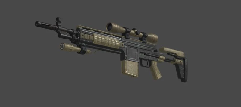 RE6 Semi-Automatic Sniper Rifle - GTA 4