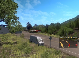 Map Moutaion Road with Mercedes Sprinter 2015 2.0 - ATS