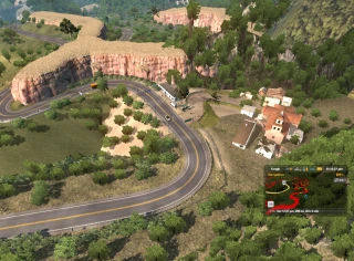 Map Moutaion Road with Mercedes Sprinter 2015 2.0 - ATS