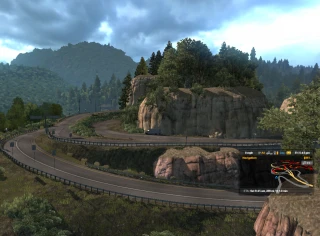 Map Moutaion Road with Mercedes Sprinter 2015 2.0 - ATS