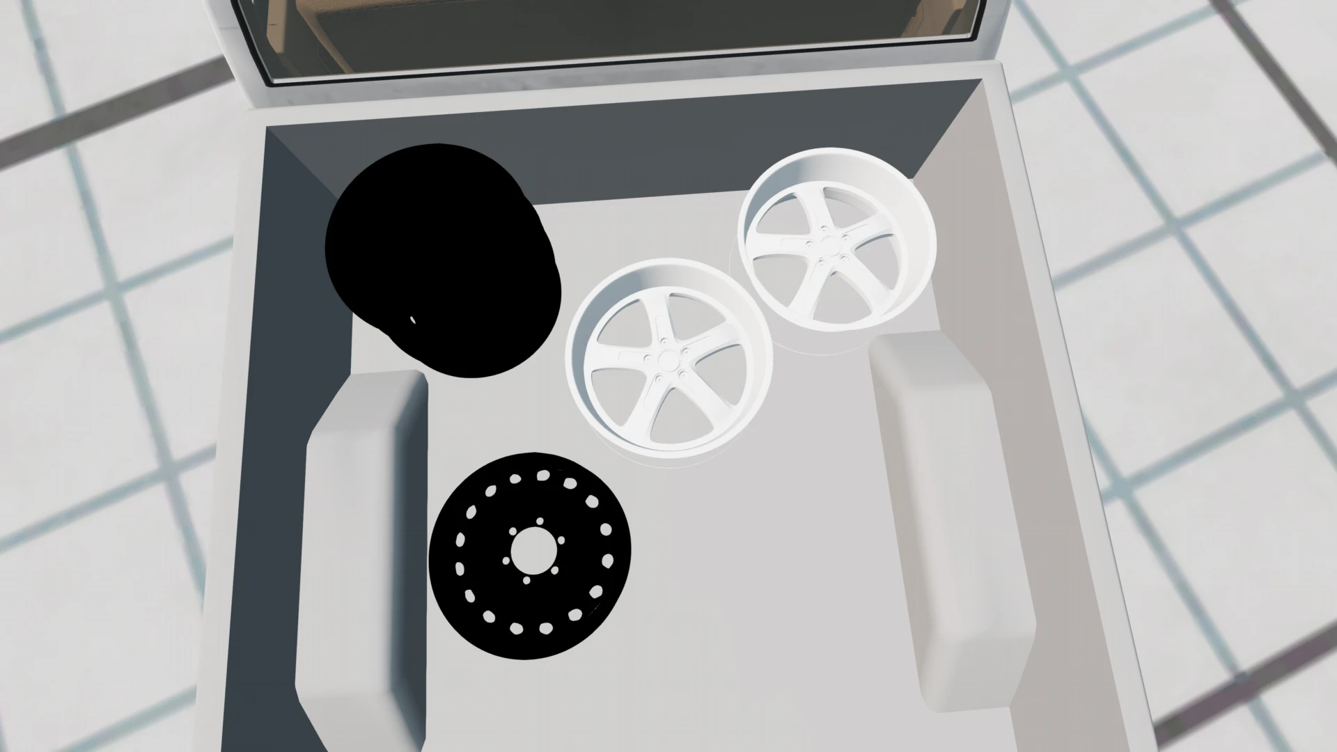 Pickup Bed with steel rims and TWS Rims 1.0 - BeamNG.drive