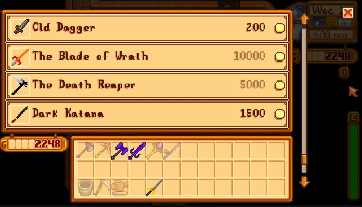 MoreWeapons Mod - Weapons Pack v1.2.3 - Stardew Valley