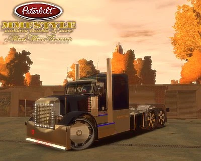 Peterbilt Truck Custom with 3 axes - GTA 4