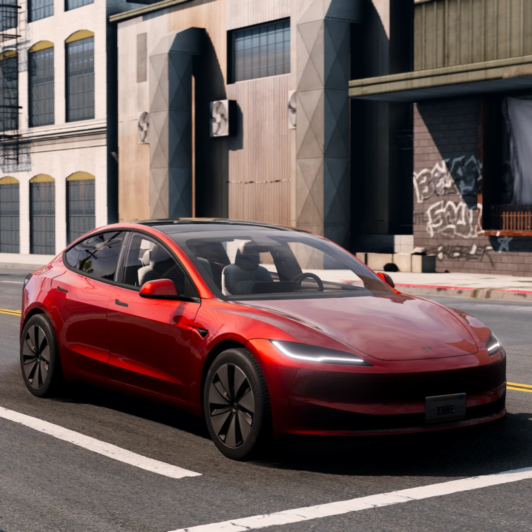 24'Tesla Model 3 Facelift (v2.5 - Free) - BeamNG.drive