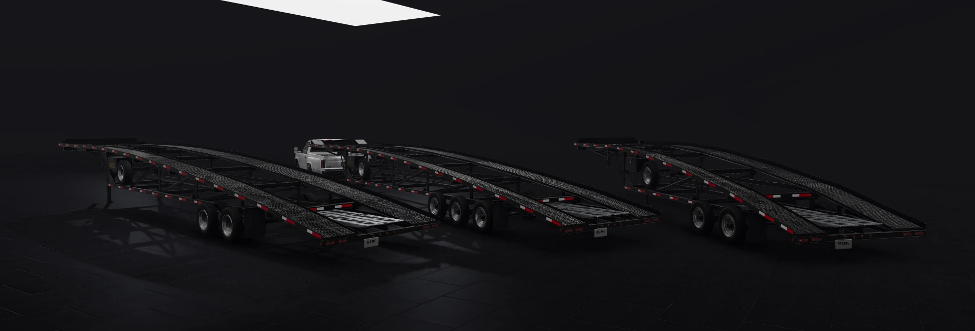 Grant Gooseneck Wedge Car Trailer 1.0 - BeamNG.drive