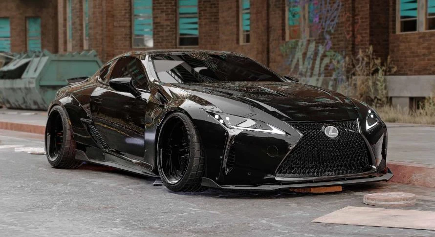 Car Lexus LC500 Liberty Walk v1.0 - Cyberpunk 2077