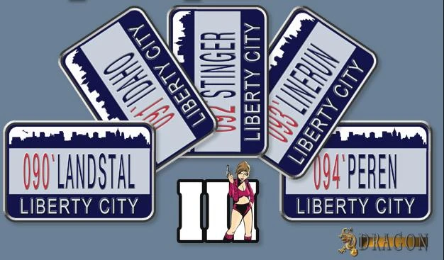 Car license plates mod v1.0 - GTA 3