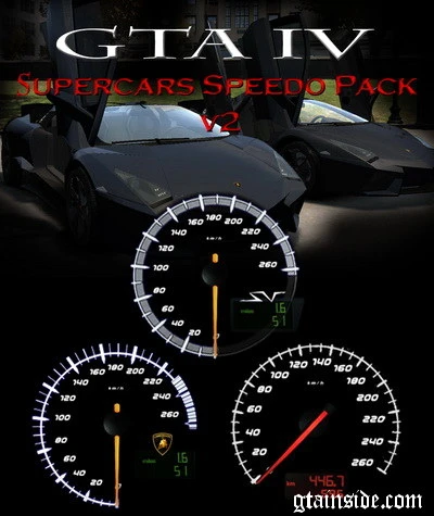 Supercars Speedo Pack v 2 - Lambo Pack - GTA 4