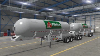 Download SCS Double Trailer Gas Tankers - ATS - ModLand.net