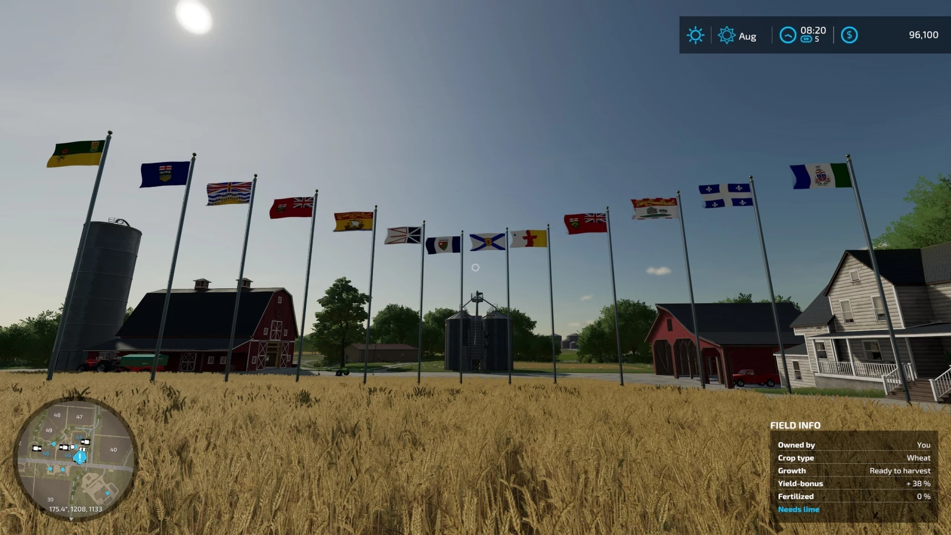 Canadian Provinces & Territories Flags Pack v 1.0 - FS 22