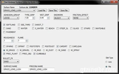 Surface Editor - GTA: SA