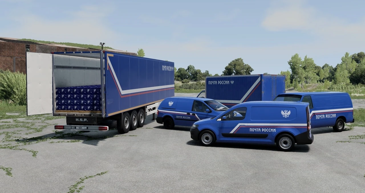 RUSSIAN POST SKIN PACK 1 - BeamNG.drive